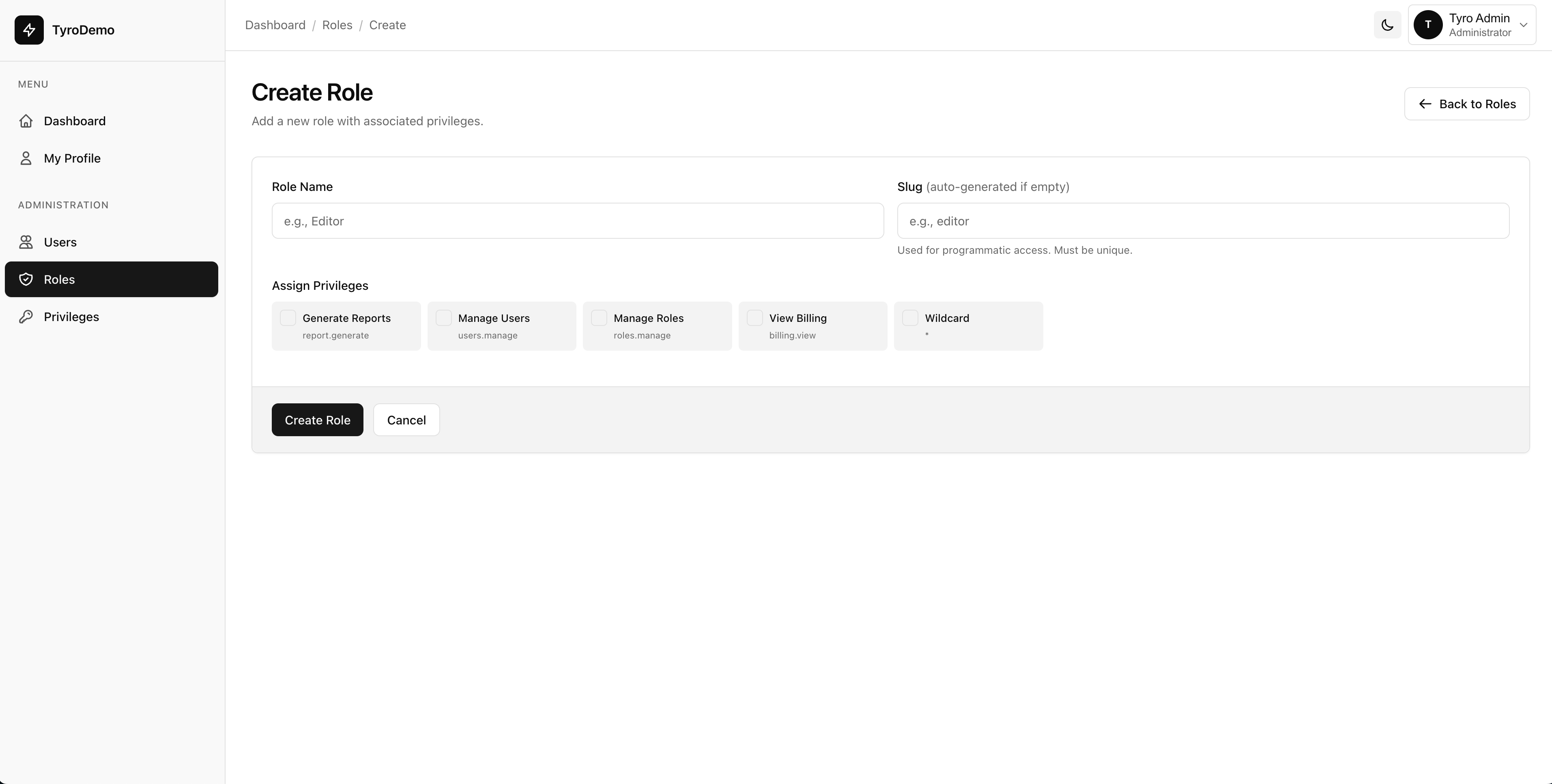 Tyro Dashboard - Beautiful Admin Dashboard for Laravel 12